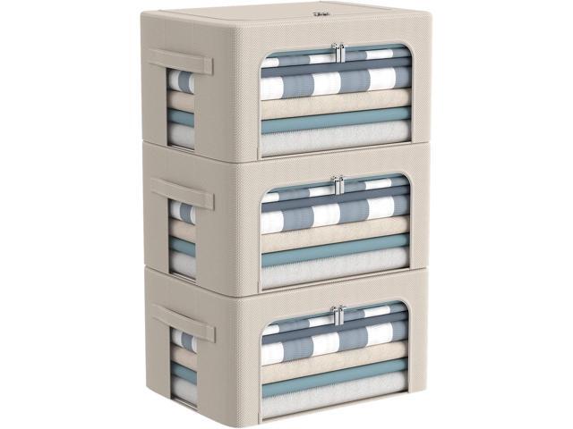 Click here for 3Pack Frame Storage Box - Clothes Storage Bin Bags... prices