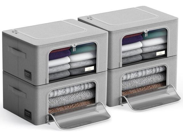 Click here for Sorbus Storage Bins with Metal Frame - Stackable &... prices