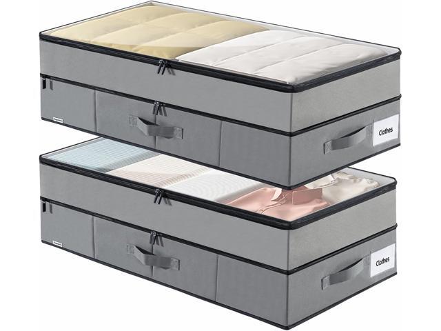 Click here for Large Under Bed Storage Containers  2-Pack Double... prices