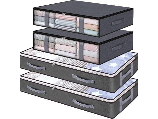 Click here for Under Bed Storage Containers  4-Pack Large Capacit... prices