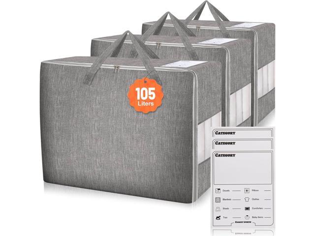 Click here for 3 Pack 105L Comforter Storage Bags  Extra Large Be... prices