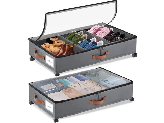 Click here for 2Pack Under Bed Storage with Wheels  Upgrade Folda... prices