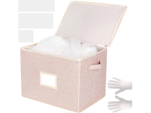 Click here for Wedding Dress Storage Box with 1 Pair of Microfibe... prices