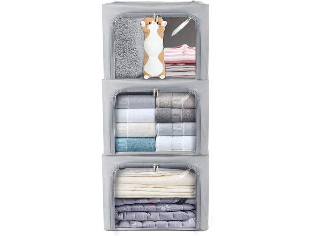 Click here for Clothes Storage Box Bins Stackable Foldable Organi... prices