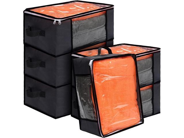 Click here for 6 Pcs Clear Storage Bags Zippered Plastic Clothes... prices