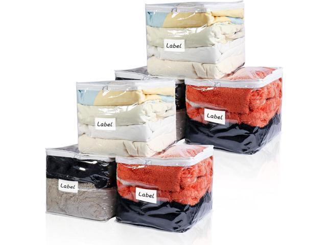 Click here for Clear Zippered Storage Bags Plastic Sweater Storag... prices