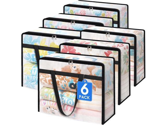 Click here for 6 Pack Clear Storage Bags for Comforter  Clothes &... prices