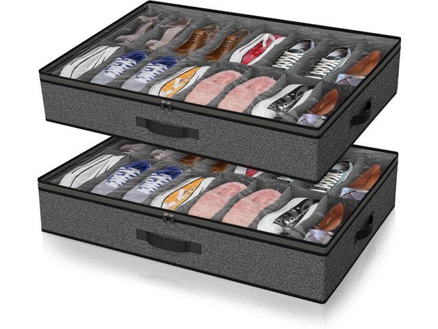 Click here for 2 Pack Under Bed Shoe Storage Organizer for Closet... prices