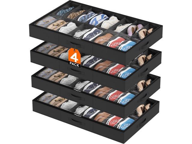 Click here for Lifewit Under Bed Shoe Storage Organizer 4 Pack(16... prices