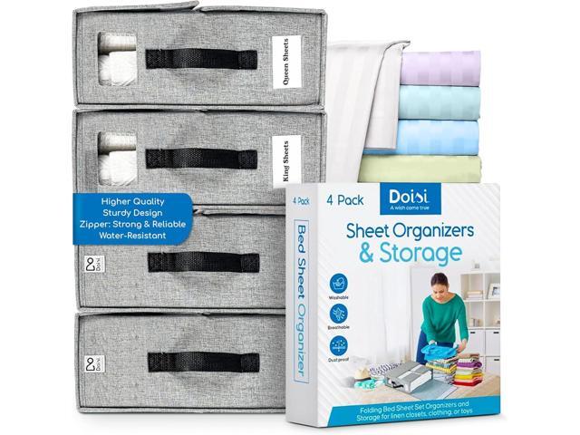 Click here for Bed Sheet Organizers and Storage  4 Units for Clos... prices