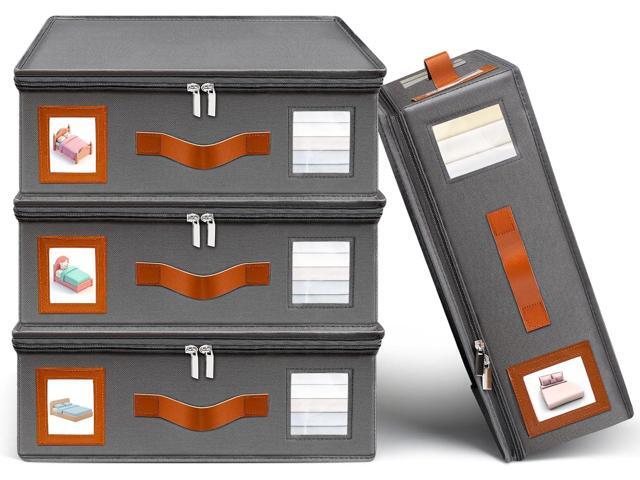 Click here for 4 Pack Sheet Storage Organizer (King & Queen Size)... prices