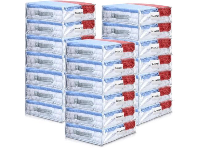 Click here for Kenning Set of 20 Clear Vinyl Zippered Storage Bag... prices