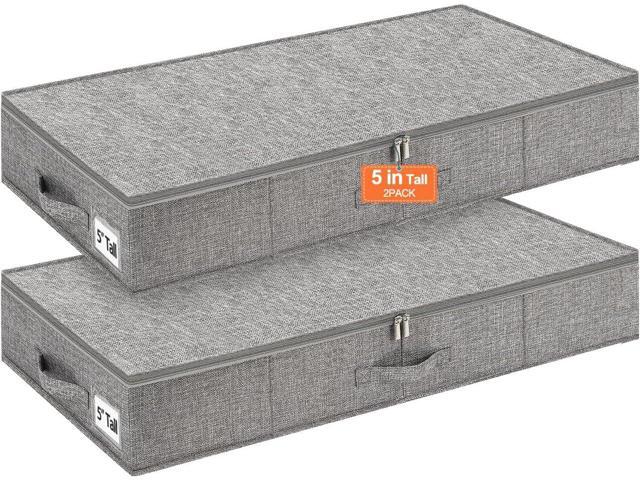Click here for punemi Low Profile Under Bed Storage  5 inches Hig... prices