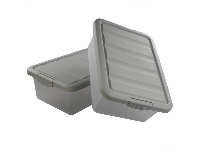 Click here for 14 Quart Plastic Storage Box  Clear Storage Bin wi... prices