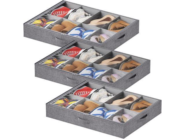 Click here for Lifewit Under Bed Shoe Storage Organizer Fits 8 Pa... prices