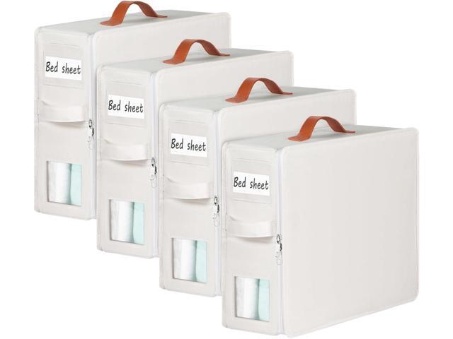 Click here for KEEGH Bed Sheet Organizers and Storage  4 Pack Lin... prices