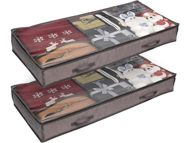 Click here for Under Bed Storage Bag - Set of 2 Foldable Organiza... prices