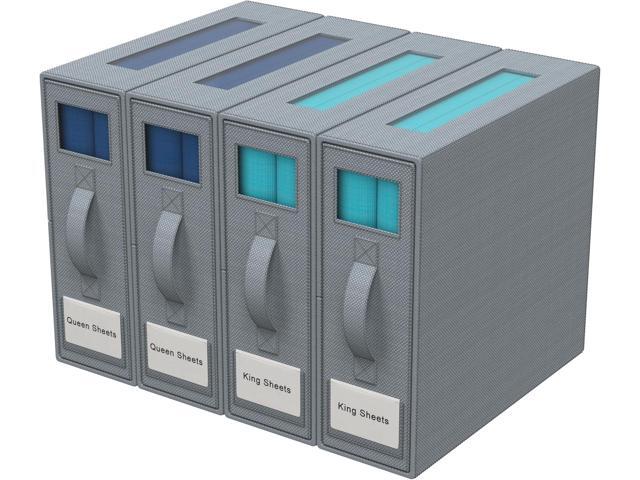 Click here for Premium Bed Sheet Organizer Set (4-Pack  Elegant G... prices