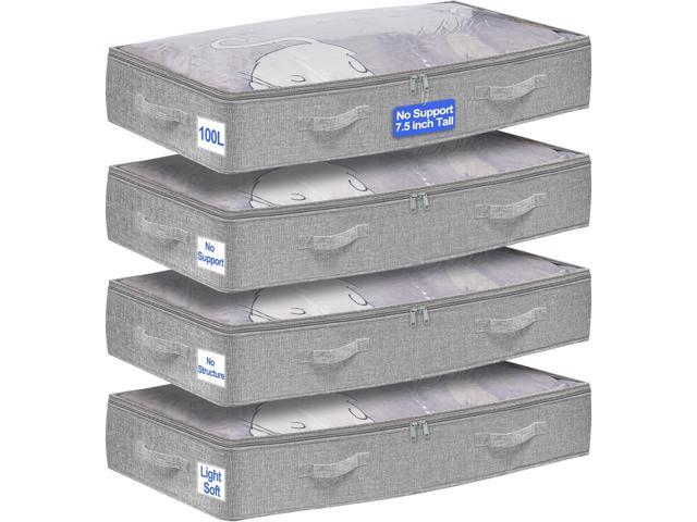 Click here for punemi 100L Under Bed Storage Containers  NO STRUC... prices