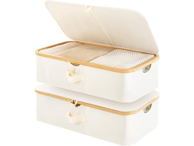 Click here for StorageWorks 2-Pack Underbed Storage Box with Bamb... prices
