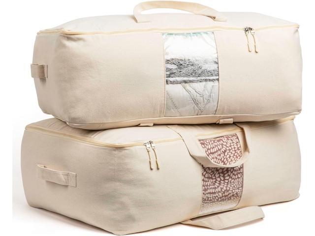 Click here for Soft Canvas Storage Bags with Zipper. Thick Breath... prices