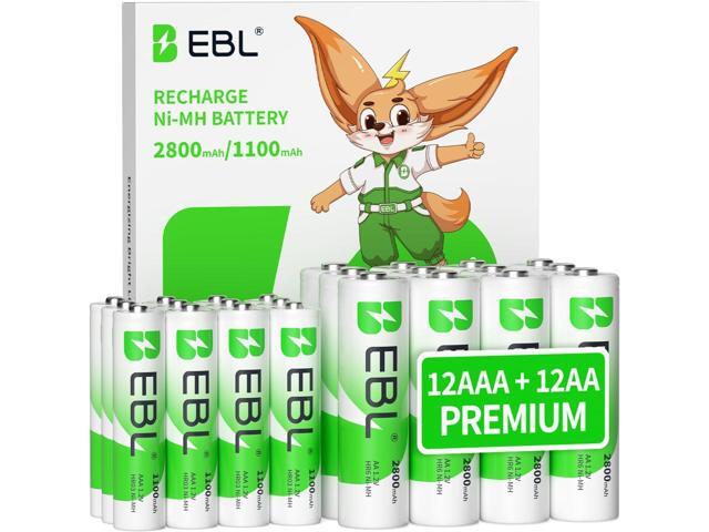 Click here for EBL 24 Sets AA AAA Batteries Combo with 12-Pack AA... prices