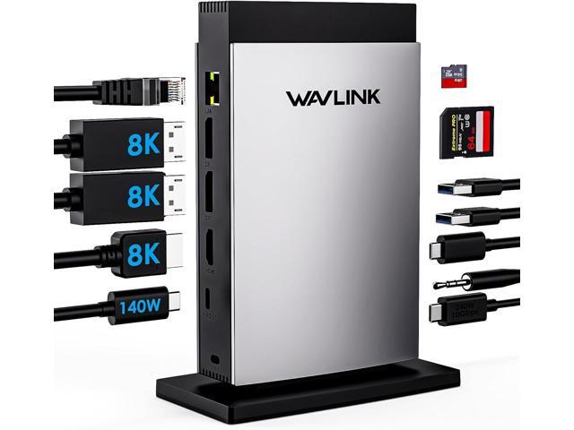Click here for WAVLINK Laptop Docking Station 3 Monitors(Max Reso... prices