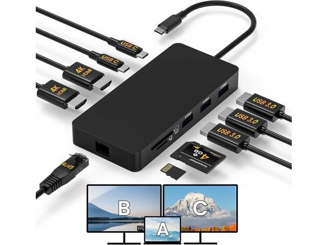 Click here for Laptop Docking Station Dual 4K HDTV Monitor  Fophm... prices