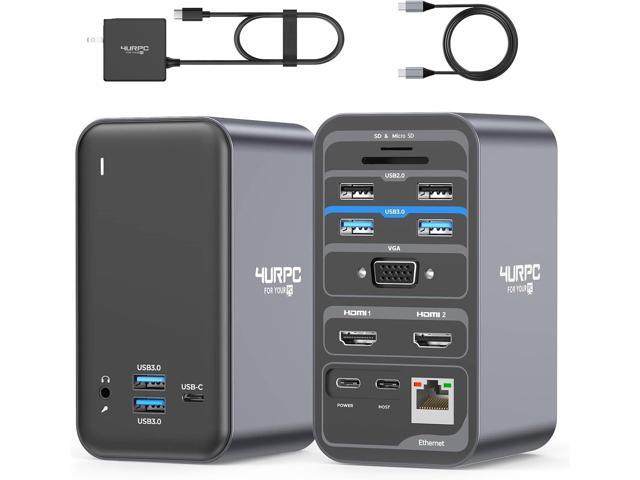 Click here for 4URPC USB C Docking Station Dual Monitor  Dual HDM... prices