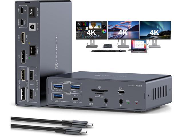 Click here for Thunderbolt Docking Station 3 Monitors 4K@60Hz for... prices
