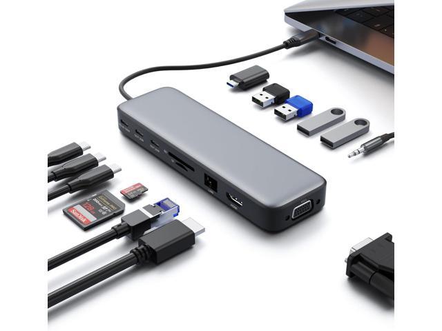 Click here for USB C Hub Laptop Docking Station Dual Monitor 14 i... prices
