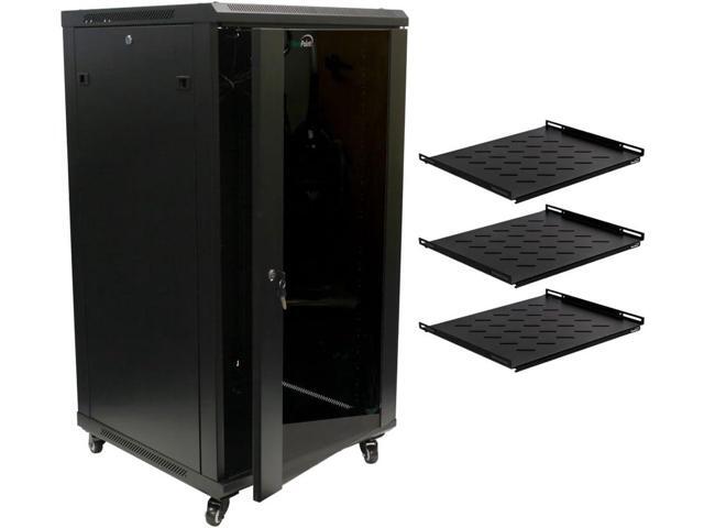 Click here for NavePoint 22U Server Rack Enclosure with Shelves... prices