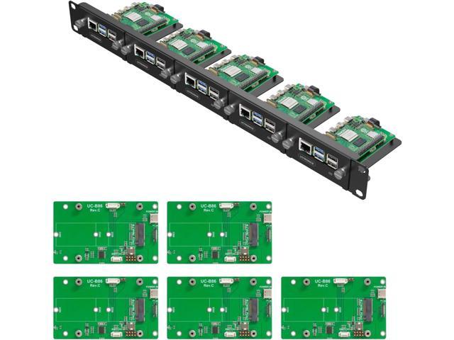 Click here for UCTRONICS 1U Rack Mount for Raspberry Pi 5  19 Ser... prices