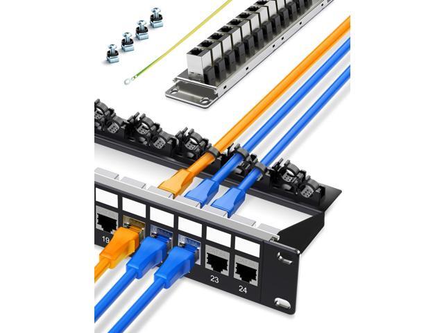 Click here for 24 Port Patch Panel Cat6A Keystone Patch Panel (EC... prices