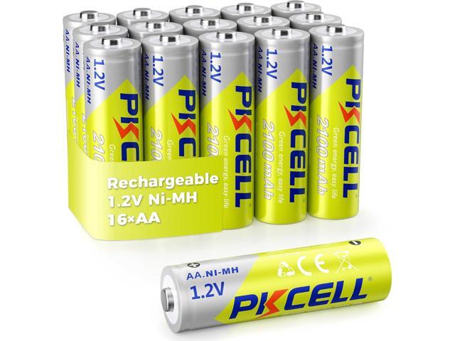 Click here for PKCELL 16-Pack Rechargeable AA Batteries  2100mAh... prices