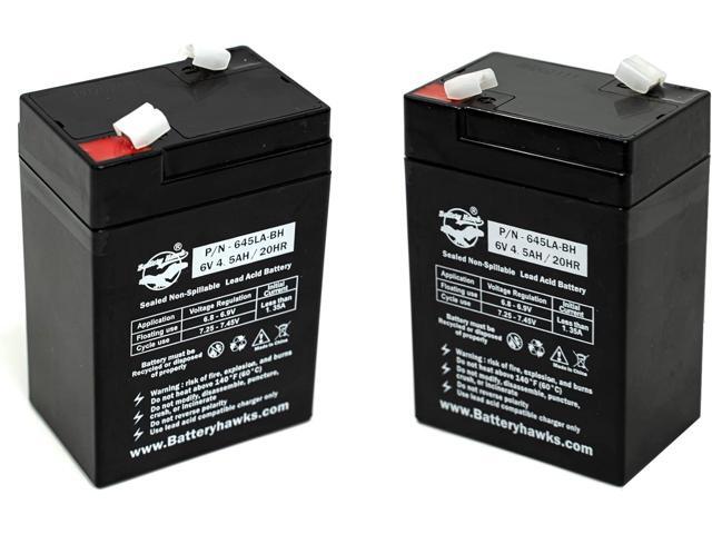 Click here for (2 Pack) 6V 4.5AH SLA Sealed Lead Acid Battery UB6... prices