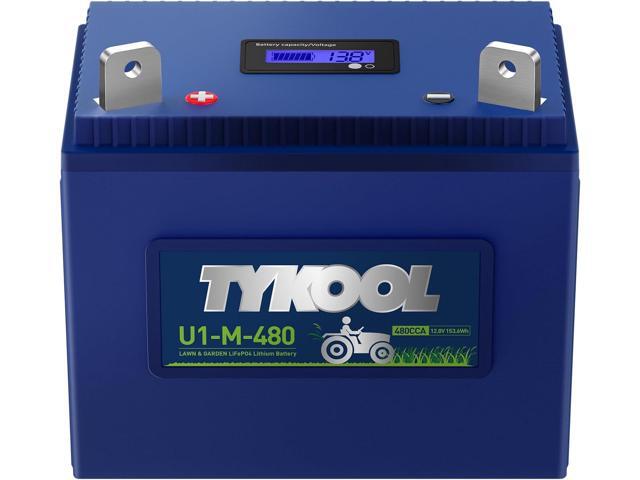 Click here for TYKOOL 480CCA  Group U1 Lithium LiFePO4 Lawn Mower... prices