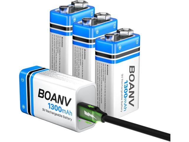Click here for 4PCS 1300mAh 9V Rechargeable Batteries  9V Recharg... prices