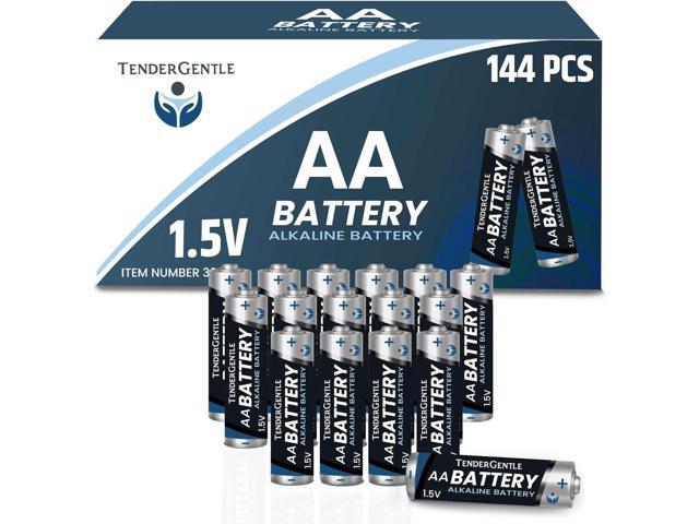 Click here for Double AA Batteries Case of 144 - Alkaline AA Batt... prices
