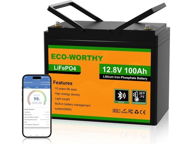 Click here for ECO-WORTHY 12V 100AH LiFePO4 Lithium Battery with... prices
