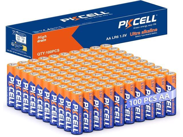 Click here for PKCELL AA Batteries 100 Pack  1.5V Heavy Duty Doub... prices