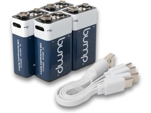 Click here for bump - Rechargeable 9V Batteries - 4 Pack Lithium... prices