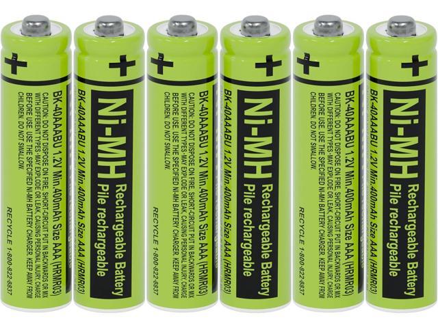 Click here for RocketBus 6-Pack BK-40AAABU Replacement 1.2V 400mA... prices