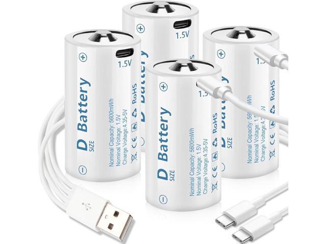 Click here for D Cell Batteries 4 Pack Lithium D Batteries 5600mW... prices