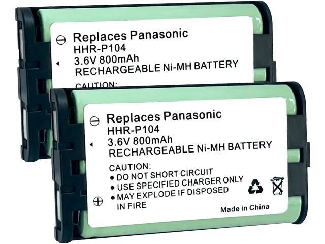 Click here for 2PACK Cordless Phone HHR-P104 3.6V 800mAh NI-MH AA... prices