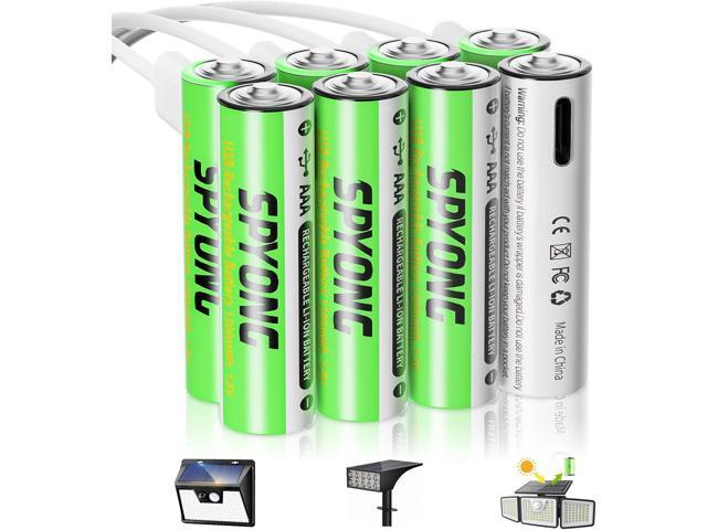 Click here for Rechargeable AAA Batteries Lithium 8 Pack 1200 mWh... prices