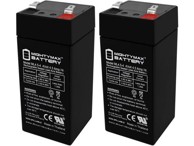 Click here for Mighty Max Battery ML4.5-4 - 4 Volt 4.5 AH  F1 Ter... prices