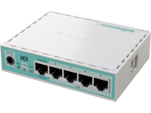 Click here for Mikrotik - hEX 5 Port Gigabit 512Mb RAM Router (E5... prices
