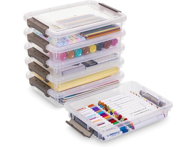 Click here for Citylife 6 PCS Clear Plastic Container Clip Box wi... prices