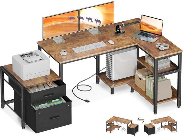 Click here for Casaottima L Shaped Desk with Drawers & File Cabin... prices